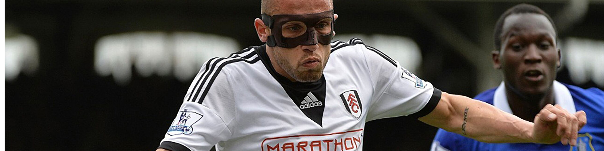 Sports Masks to protect the face of an injured Football or Rugby player